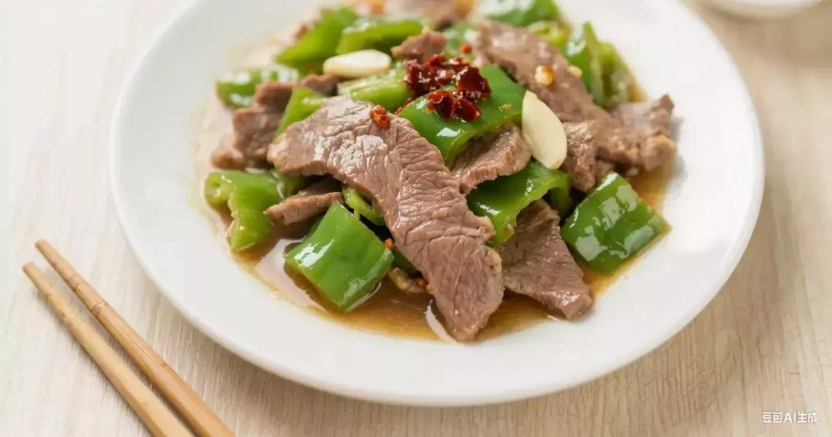 🍽️ How to Make Qingjiao Niurou (Stir-Fried Beef with Green Peppers) at ...