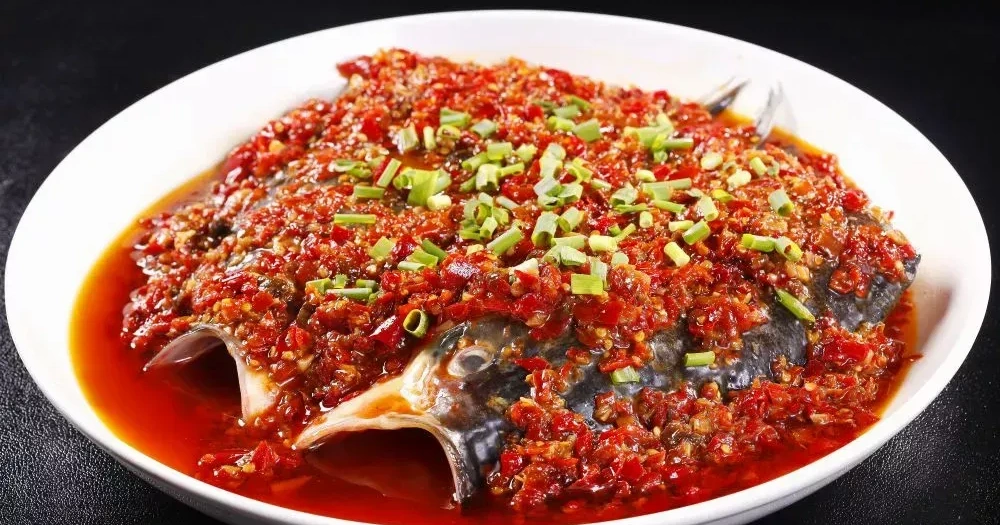 🍽️ How to Make Duojiao Yutou (Steamed Fish Head with Chopped Chili) at ...