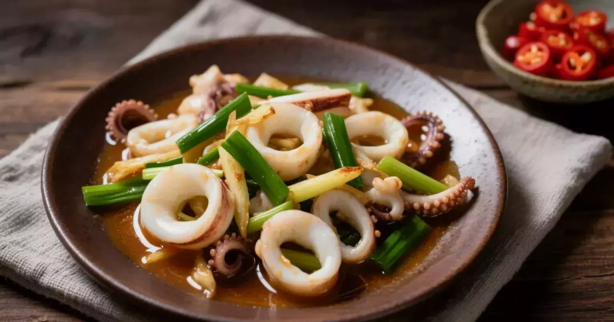 🍽️ How to Make Jiang Cong You Yu (Ginger Scallion Squid) at Home ...
